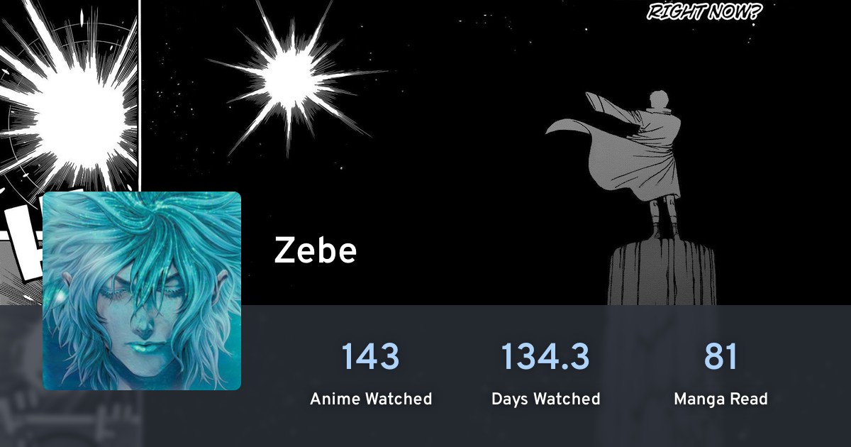 Zebe's profile · AniList