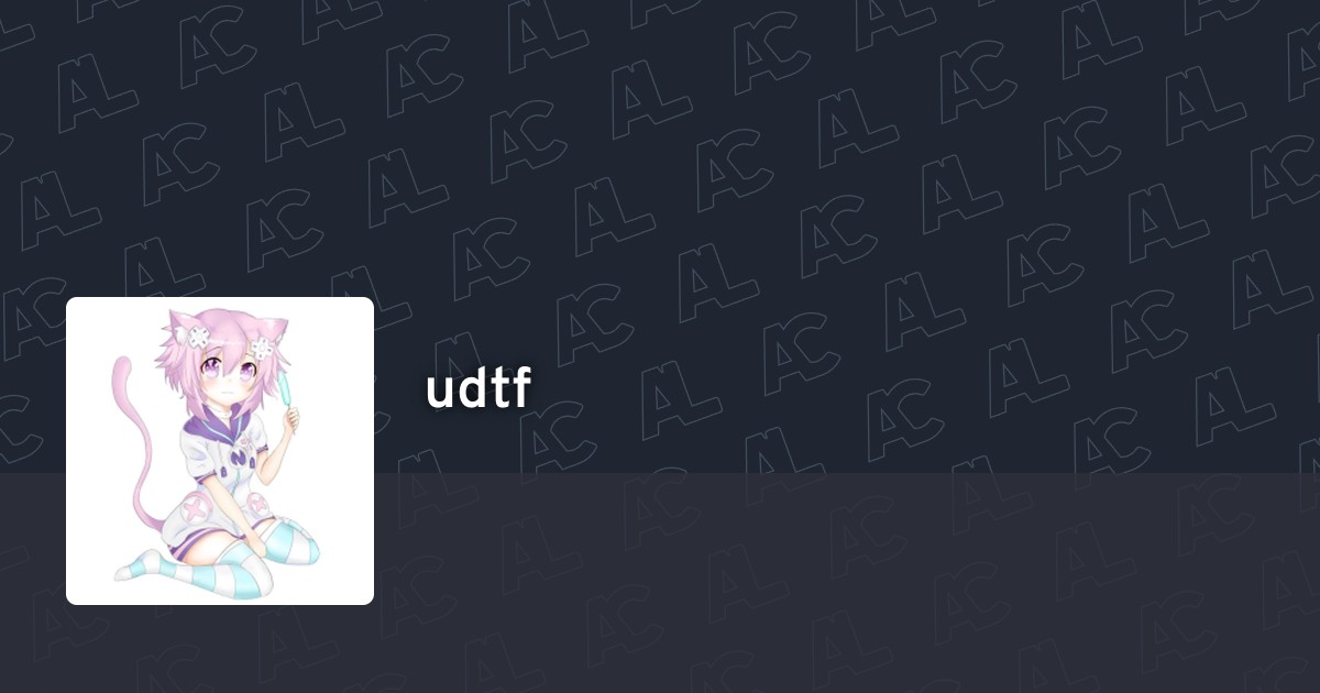 udtf's profile · AniList