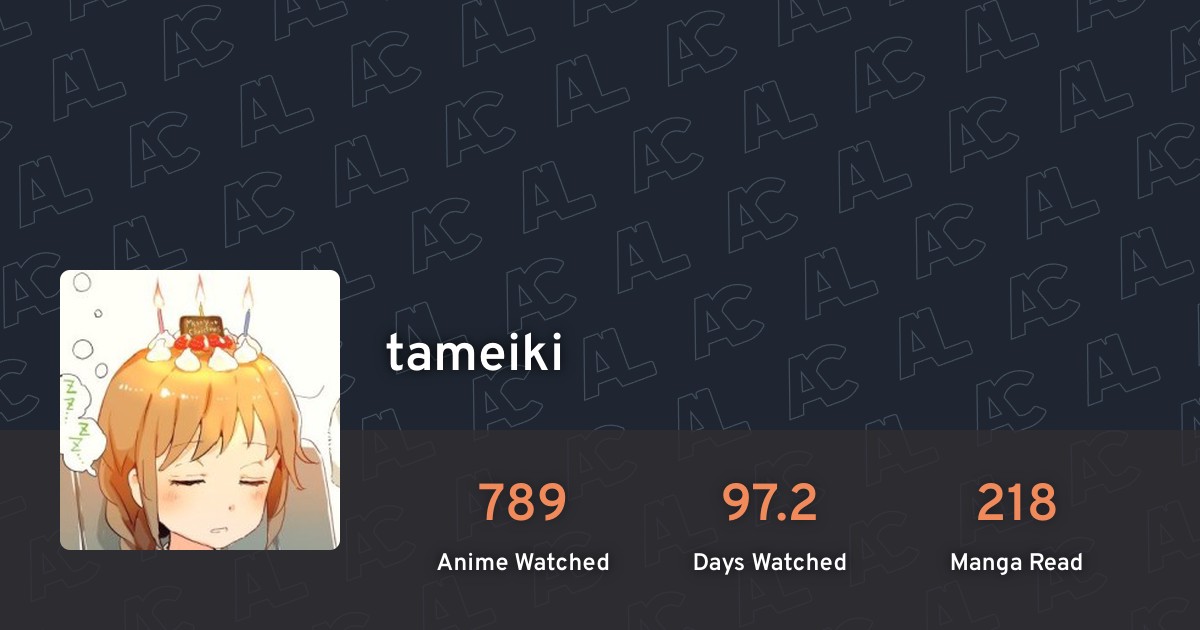 tameiki's profile · AniList