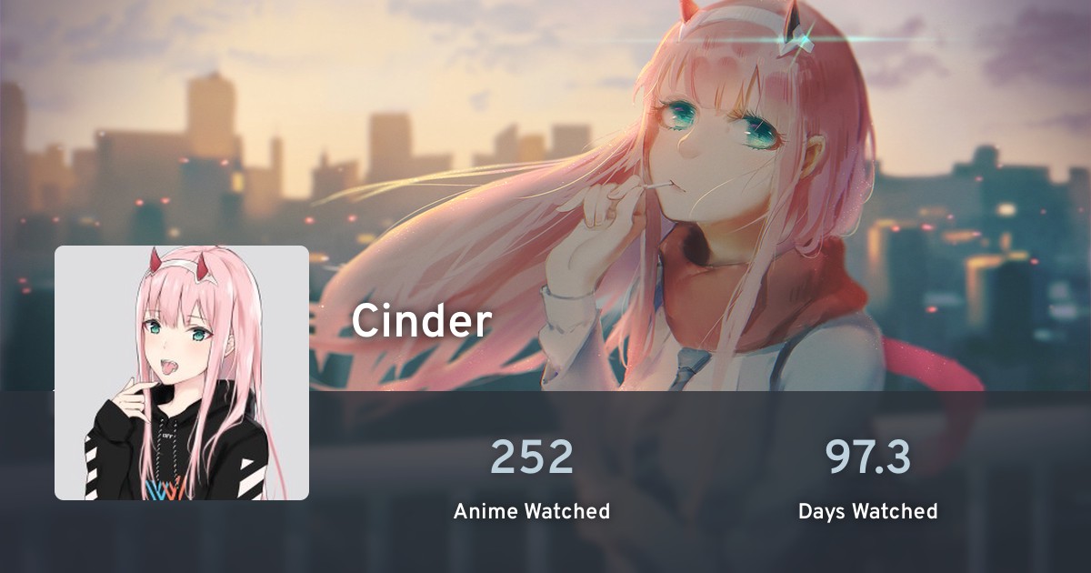 Cinder's anime list · AniList