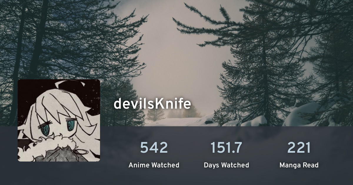 devilsKnife's profile · AniList