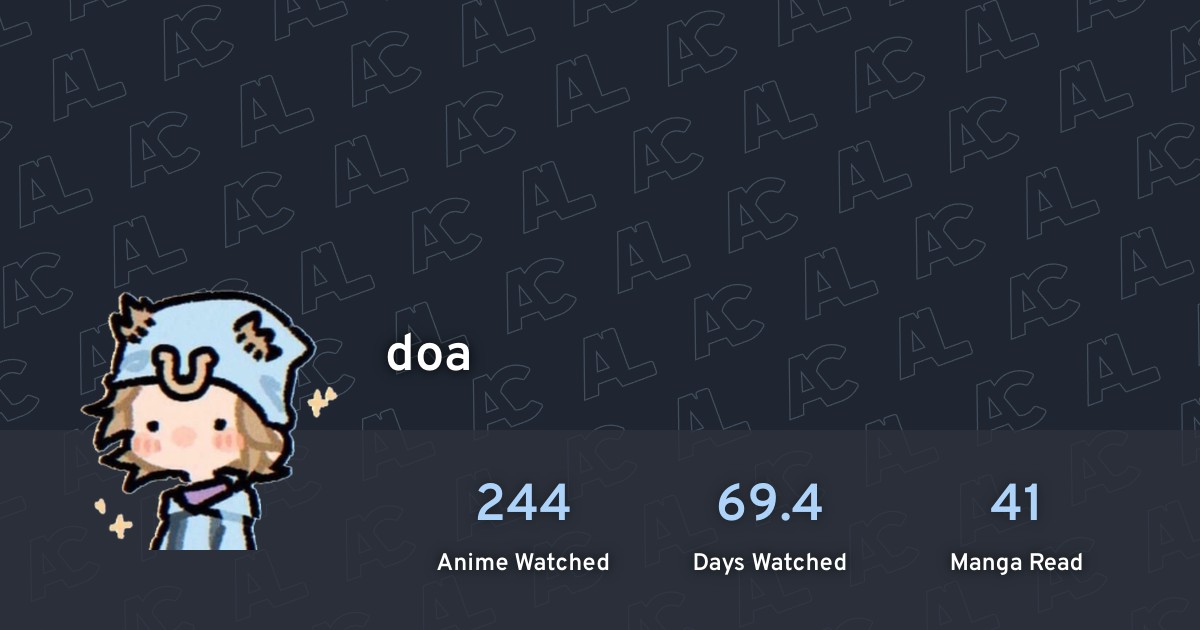doa's profile · AniList