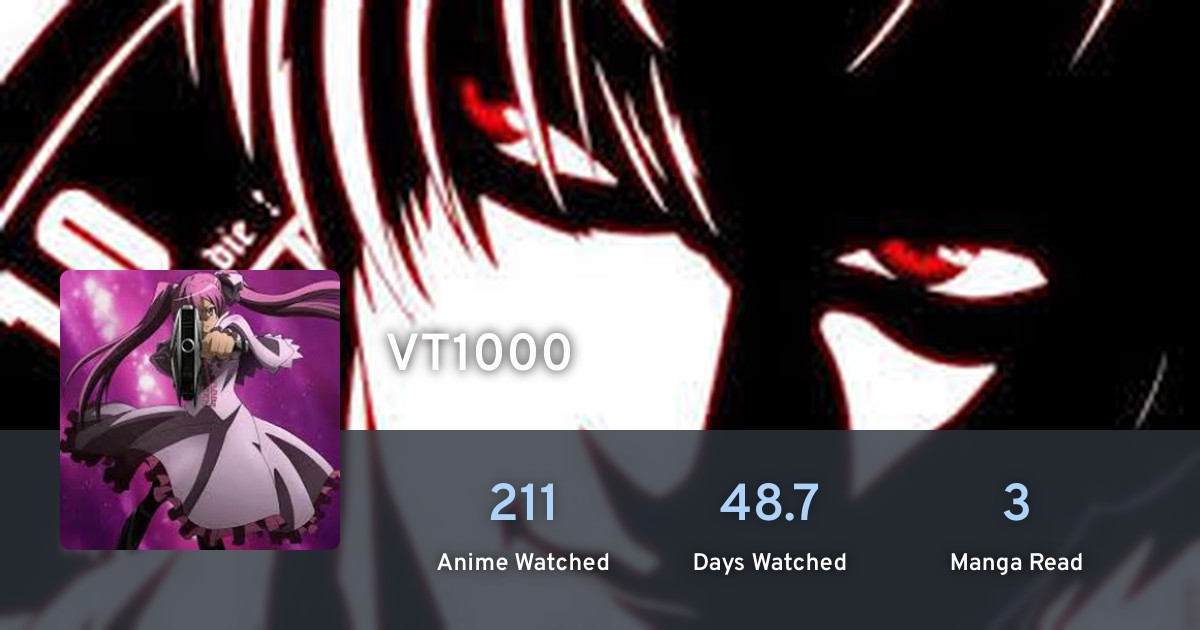 VT1000's profile · AniList