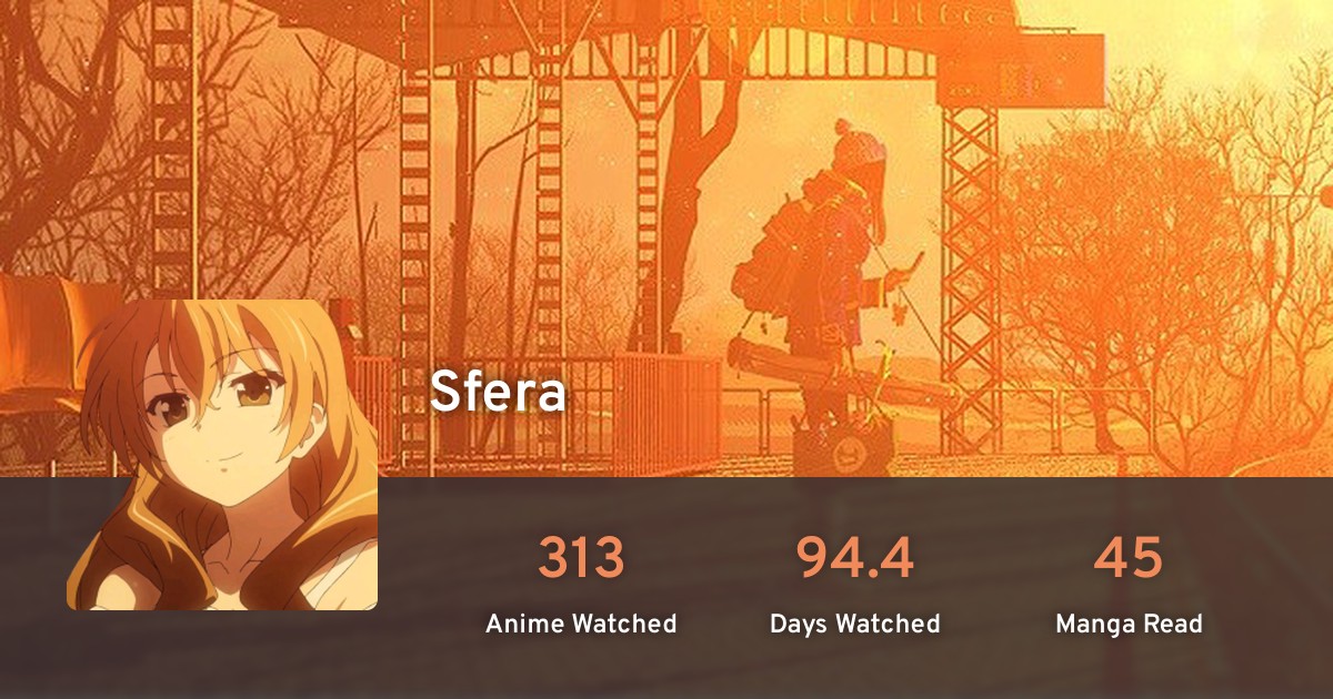 Sfera's profile · AniList