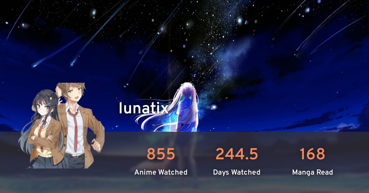lunatix's anime list · AniList