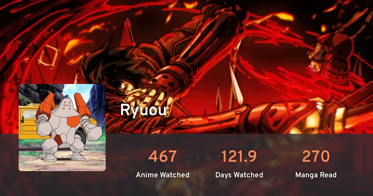 Ryuou's profile · AniList