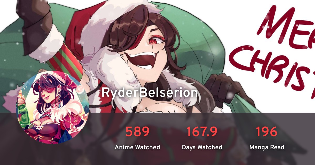 RyderBelserion's profile · AniList