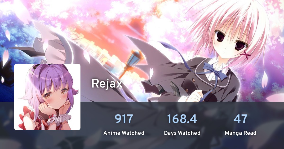 Rejax's anime list · AniList