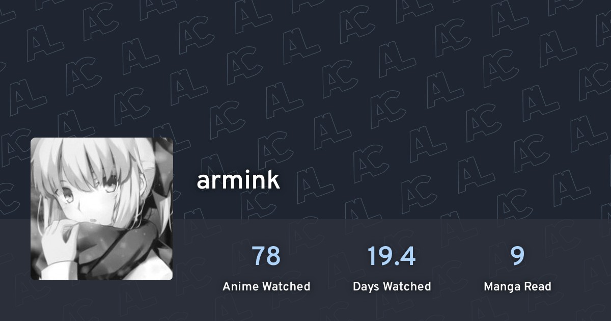 armink's profile · AniList