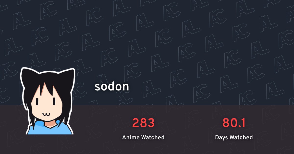 sodon's anime list · AniList