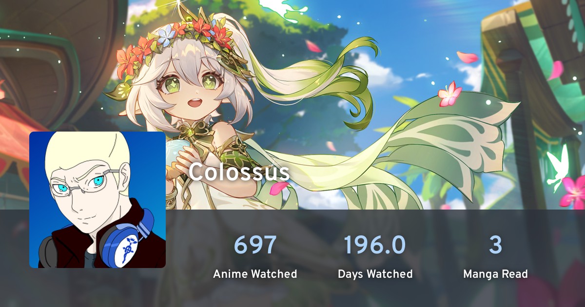 Colossus's anime list · AniList