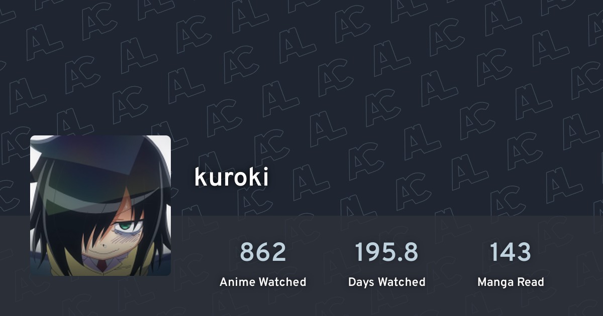 kuroki's profile · AniList
