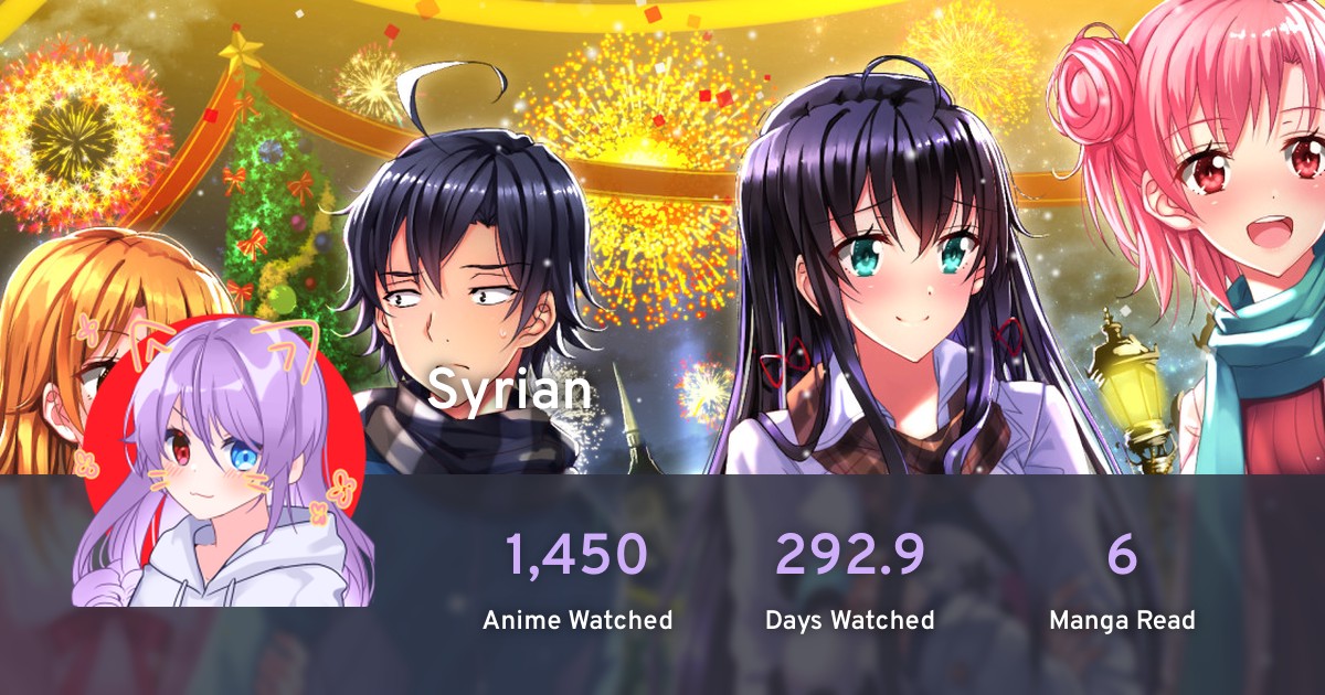 Syrian's anime list · AniList