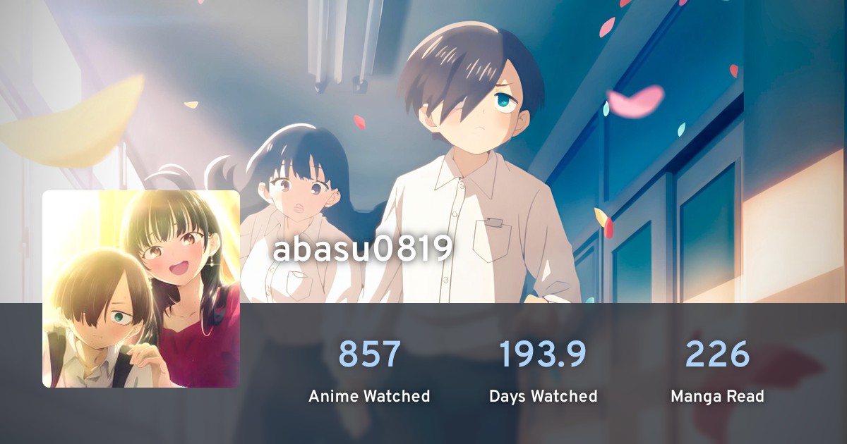 abasu0819's profile · AniList