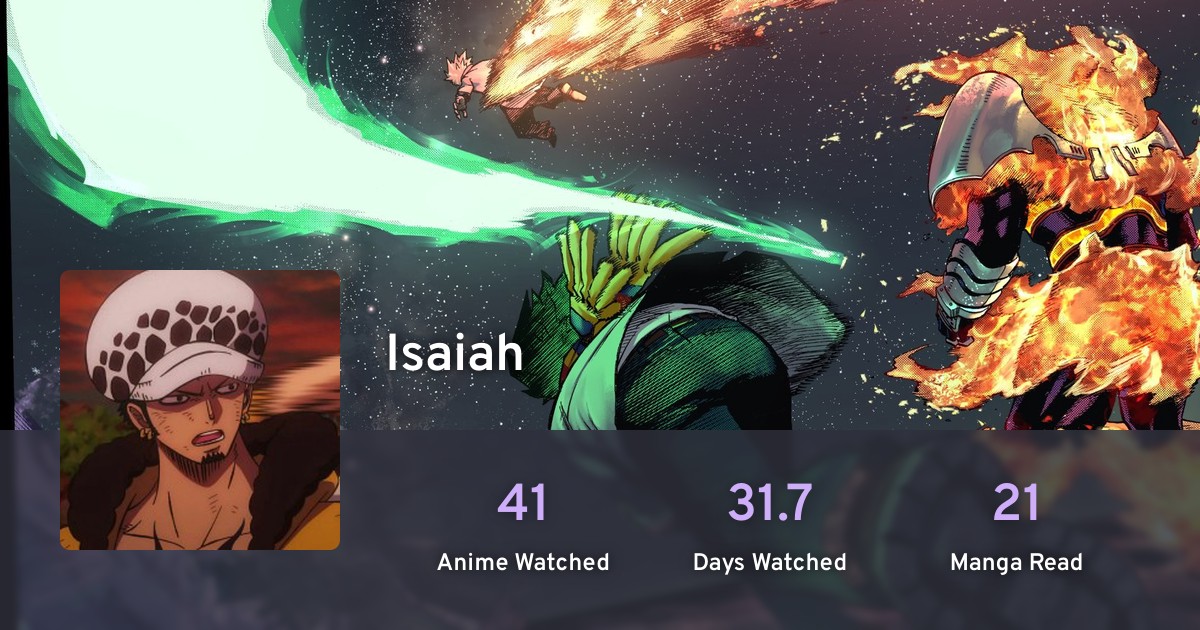 Isaiah's anime list · AniList
