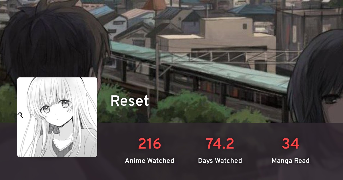 Reset's anime list · AniList