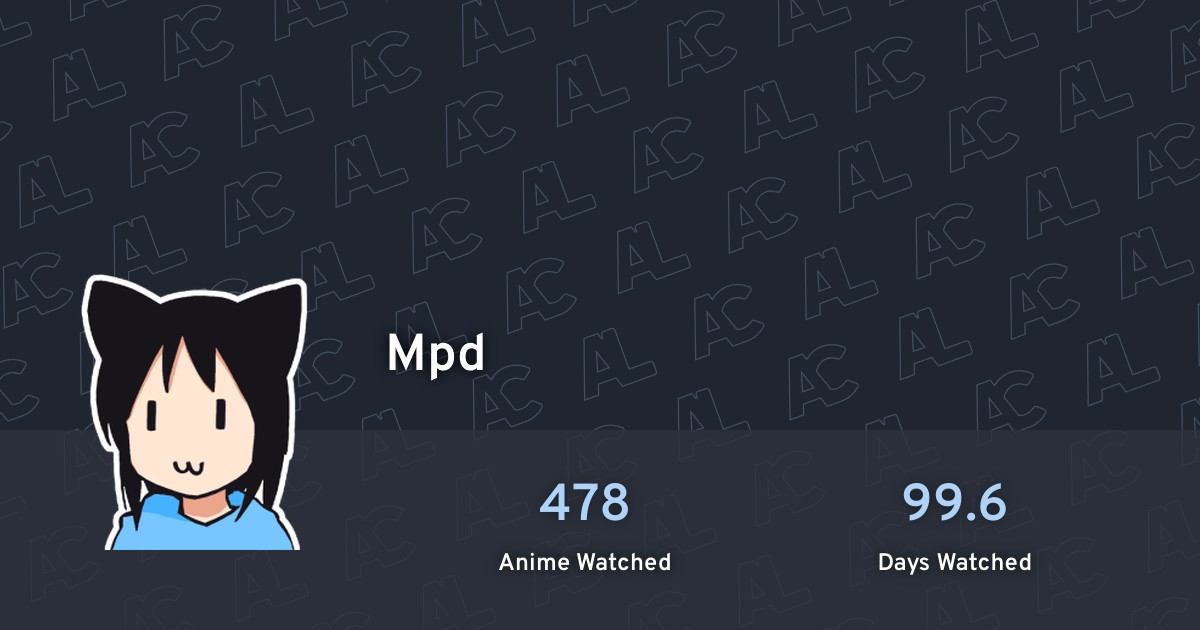 Mpd's profile · AniList