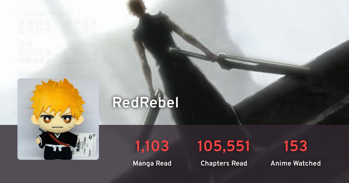RedRebel's anime list · AniList