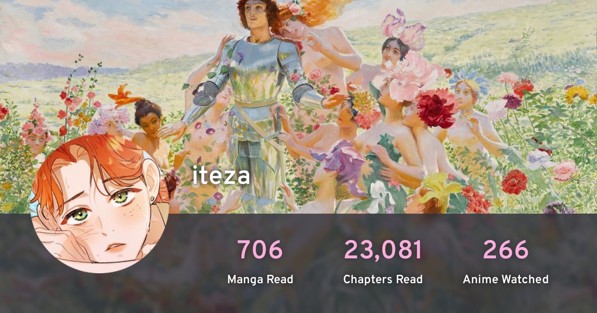 iteza's profile · AniList