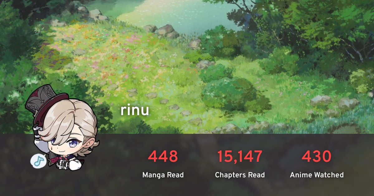 rinu's profile · AniList