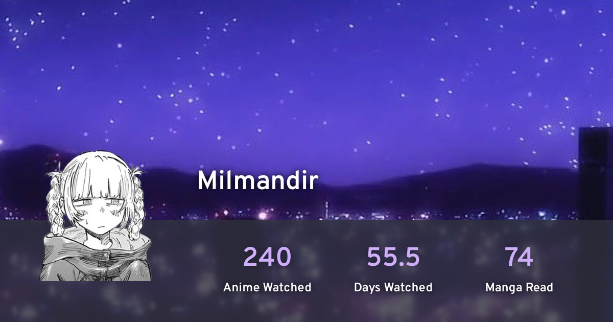 Milmandir's anime list · AniList
