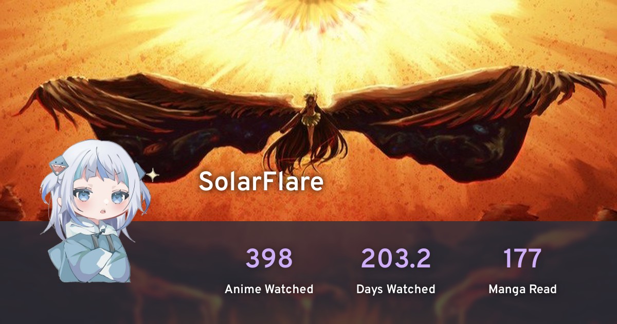 SolarFlare's profile · AniList