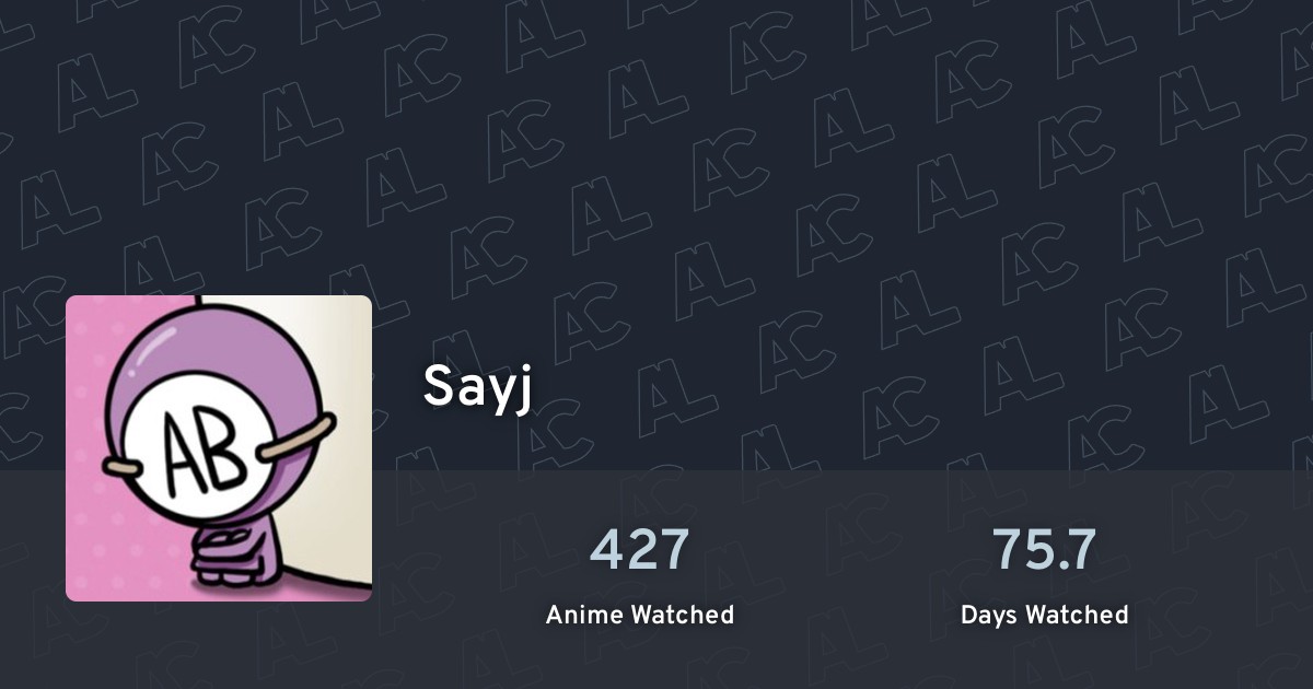 Sayj's profile · AniList