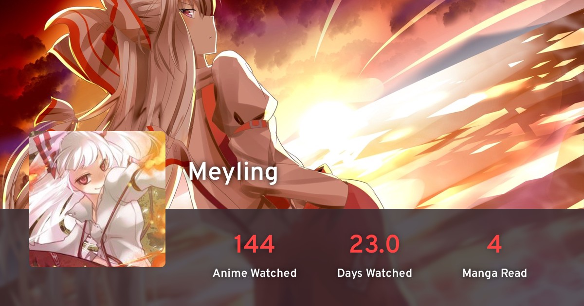 Meyling's profile · AniList