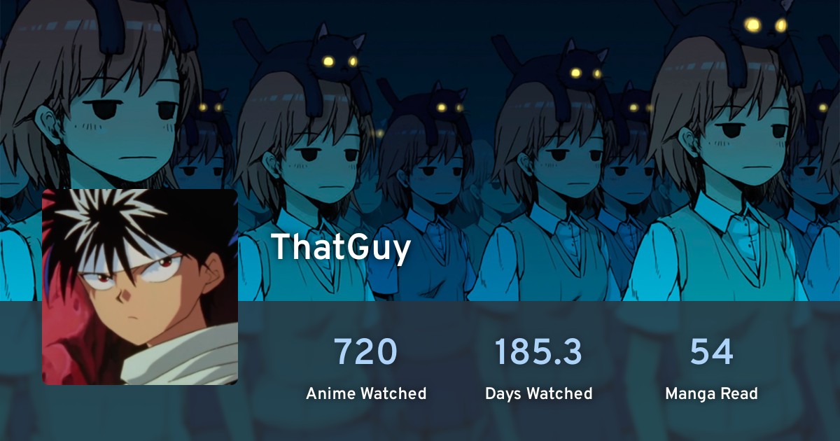 ThatGuy's profile · AniList