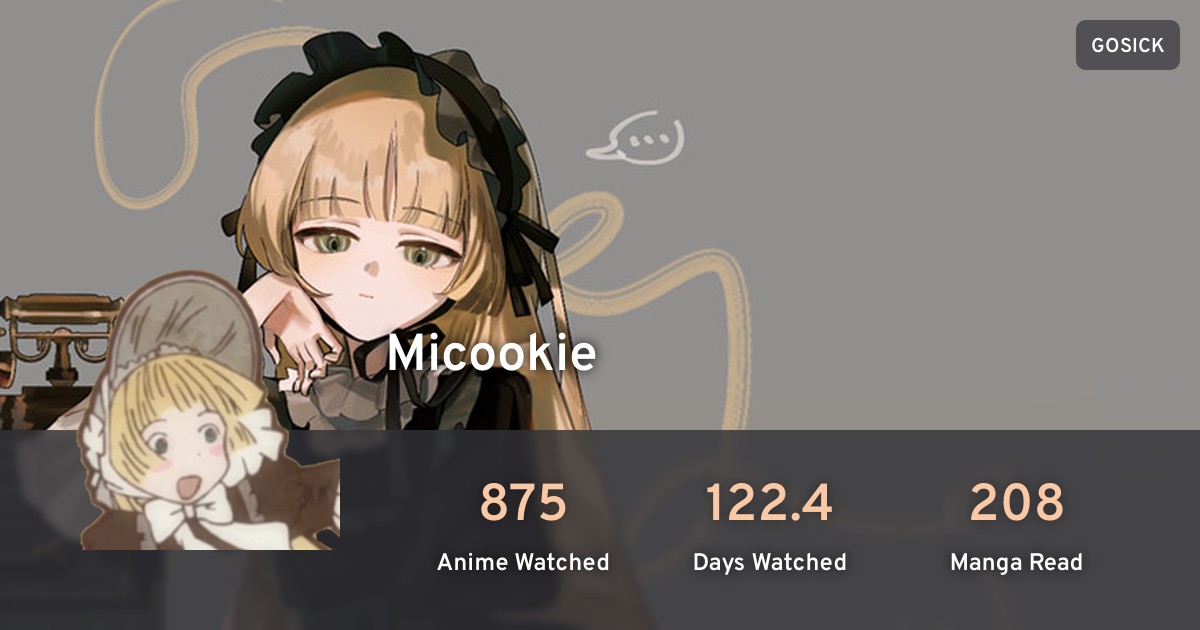 Micookie's profile · AniList