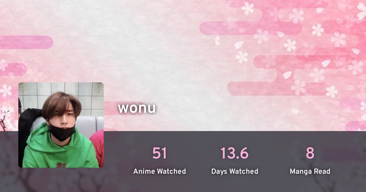 wonu's profile · AniList