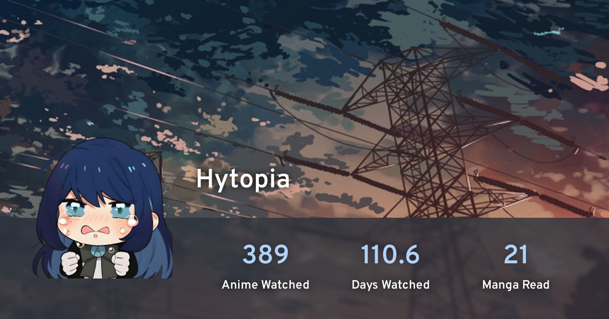 Hytopia's profile · AniList