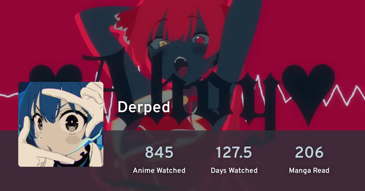 Derped's profile · AniList