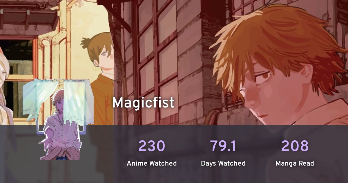 Magicfist's profile · AniList