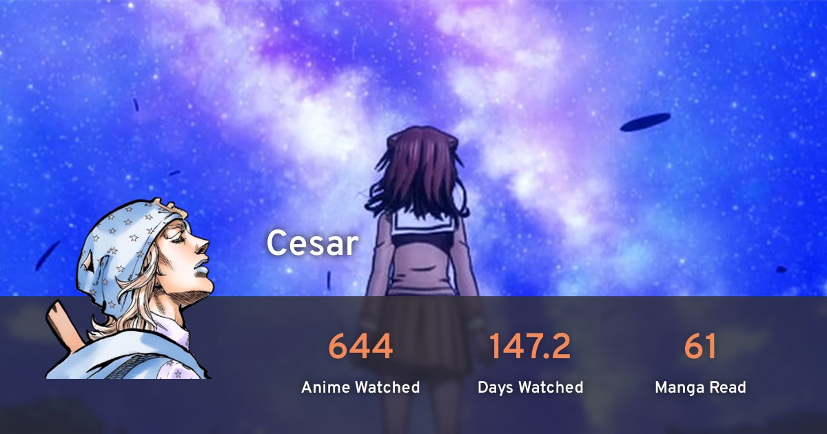 Cesar's anime list · AniList
