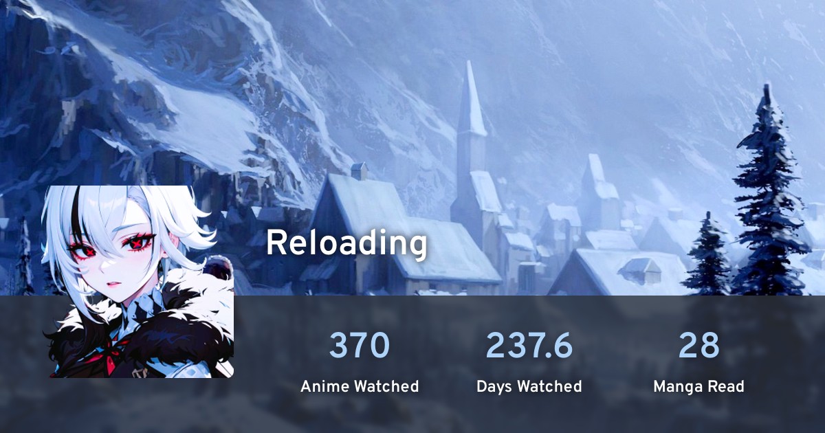 Reloading's profile · AniList