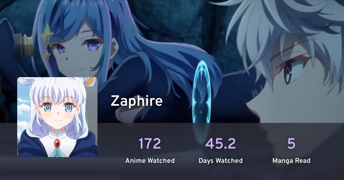 Zaphire's profile · AniList