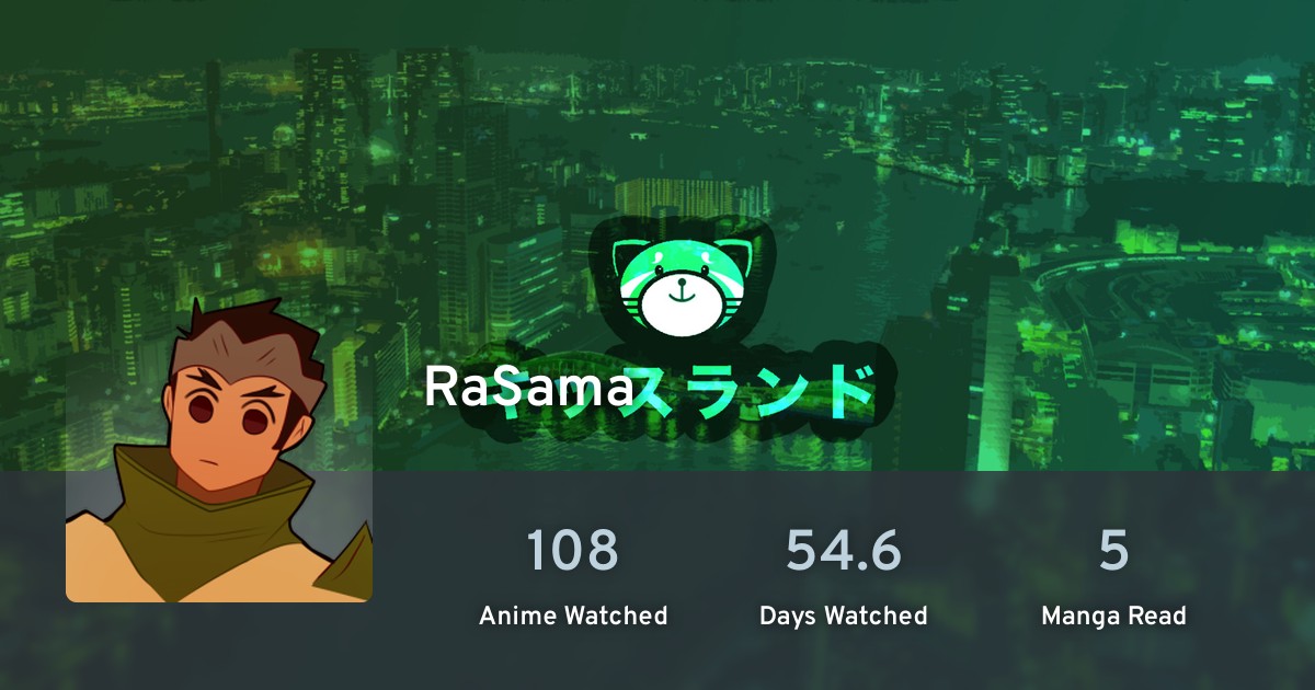 RaSama's profile · AniList