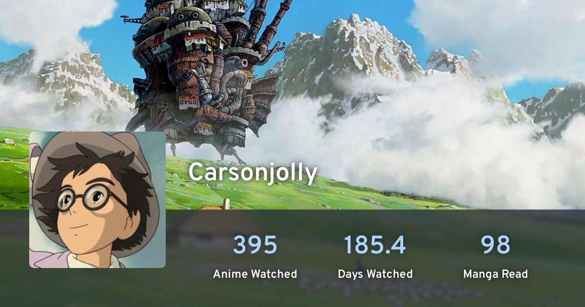 Carsonjolly's profile · AniList
