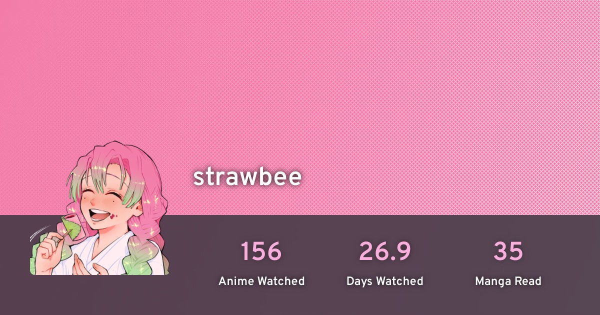 strawbee's profile · AniList