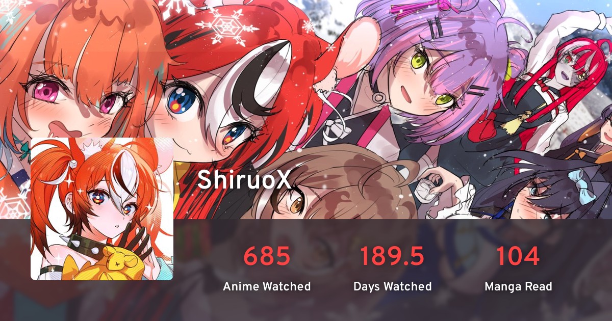 ShiruoX's profile · AniList