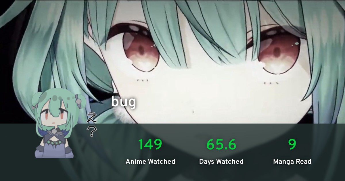 bug's anime list · AniList