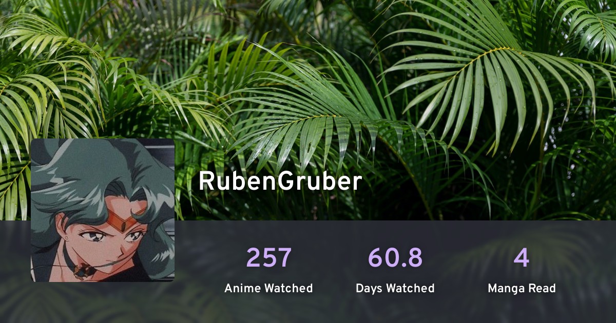 RubenGruber's profile · AniList