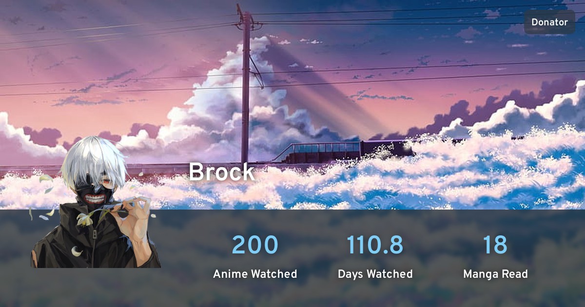 Brock's anime list · AniList