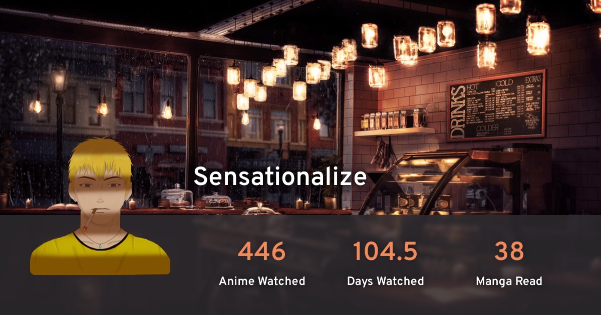 Sensationalize's profile · AniList