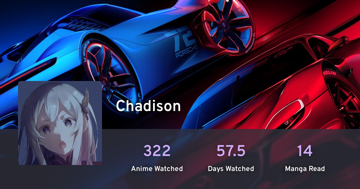 Chadison's profile · AniList