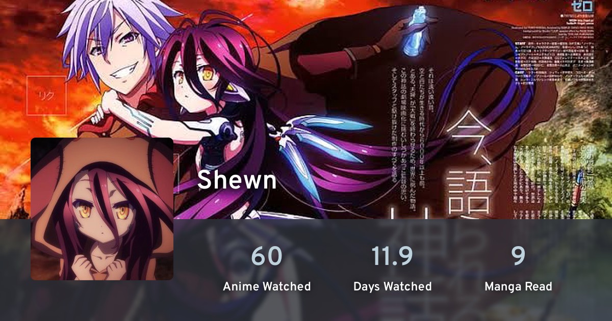Shewn's anime list · AniList