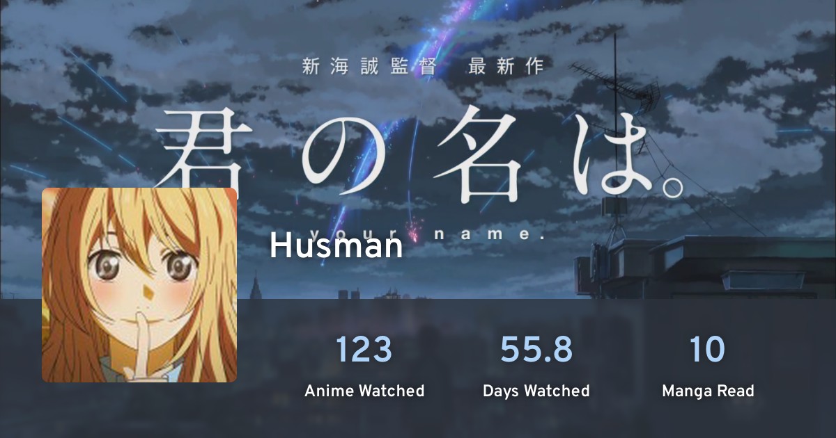 Husman's profile · AniList