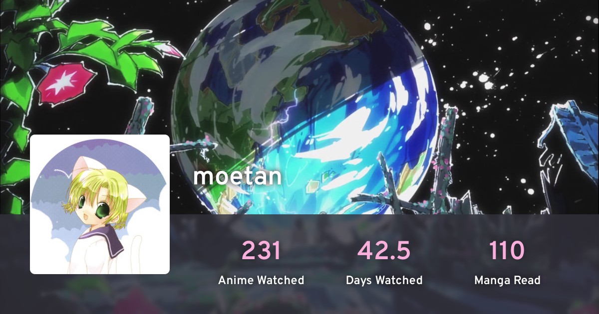 moetan's profile · AniList