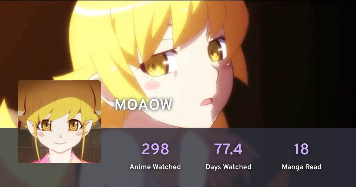 MOAOW's profile · AniList